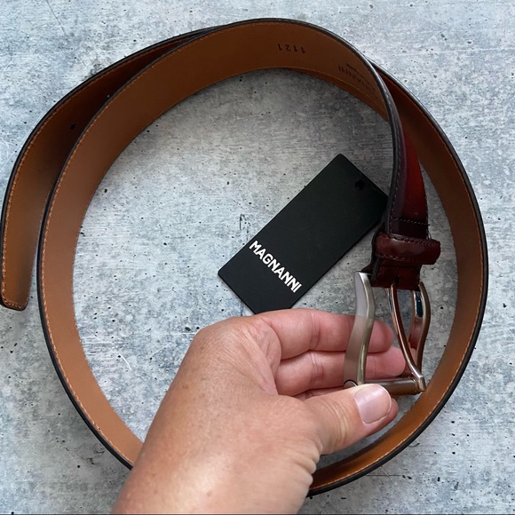 Magnanni | Accessories | Magnanni 121 Cognac Belt Mens | Poshmark